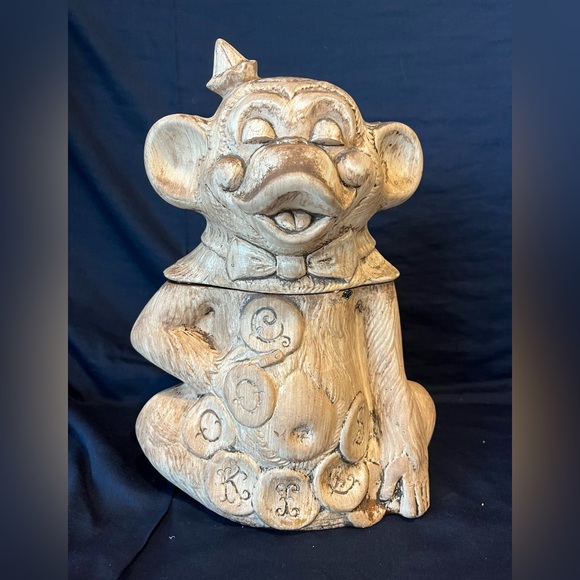 Accents | Vintage Monkey Cookie Jar 196 Treasure Craft | Poshmark